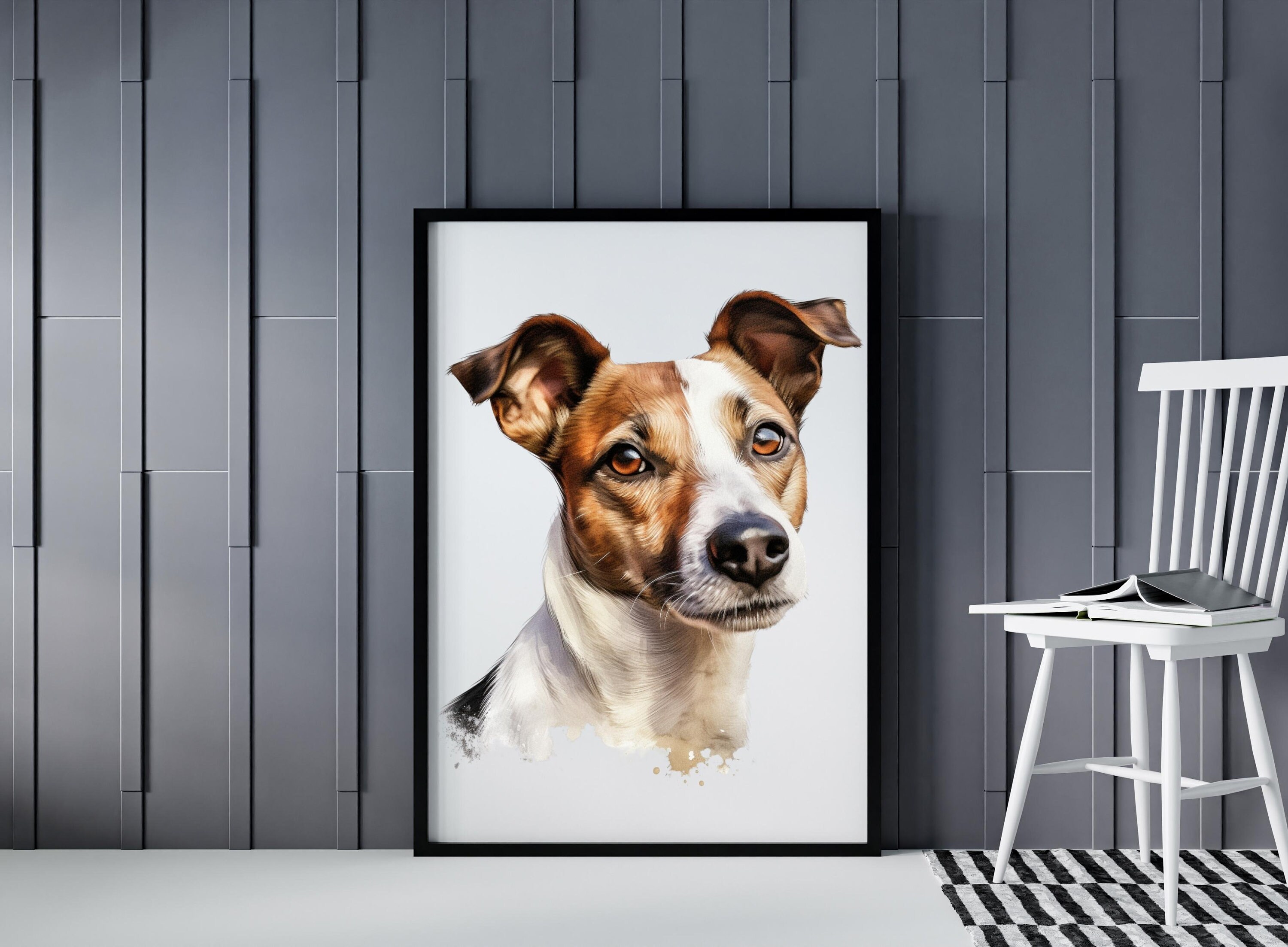 Jack Russell Clipart | Dog PNG | Watercolor Dog Lovers Printable ...