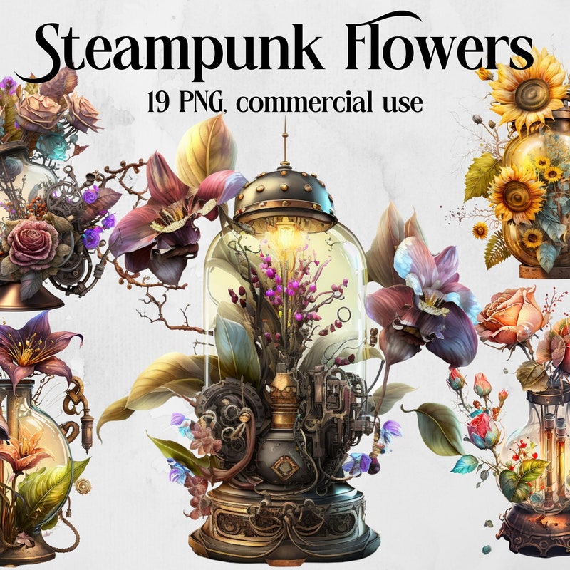 Steampunk Flower - Etsy