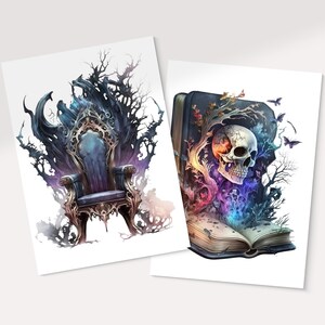 Skeleton Witch Clipart, Witch Clip Art Png Fantasy Magic Clip Art ...