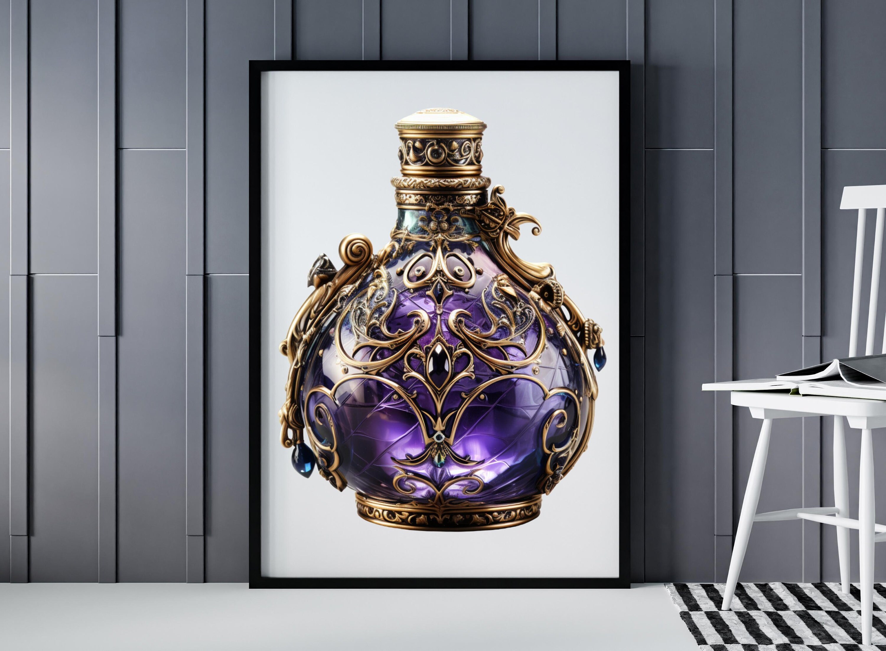 Fantasy Royal Potions Clipart PNG | Beautiful Witchy Fantasy Clip Art ...