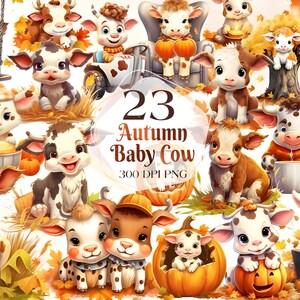 Baby Cow Clipart, Farm Animals PNG, Baby Cow PNG, Calf, Watercolor ...
