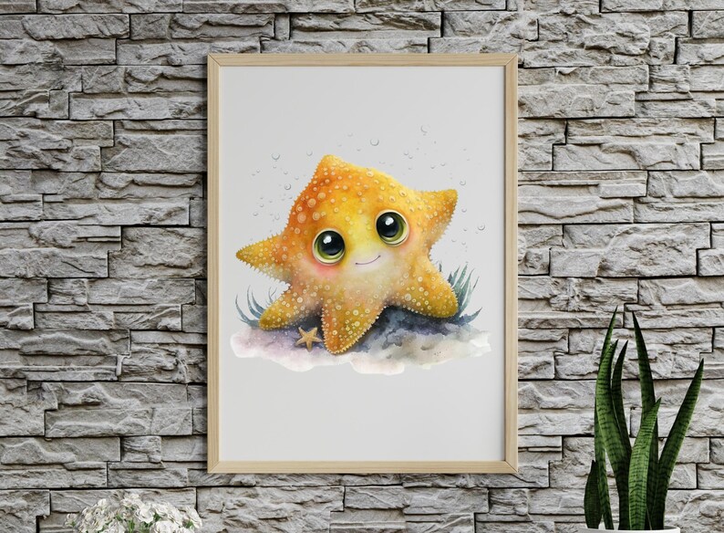 Fish Clipart Watercolor Fish Under the Sea Clip Art Dolphin - Etsy