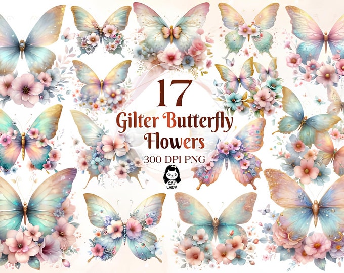 Watercolor Spring Clipart Png - Spring Butterflies - Watercolor ...