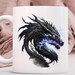 Epic Black Dragons Clipart, PNG, Full Commercial Use, Fantasy Clipart ...