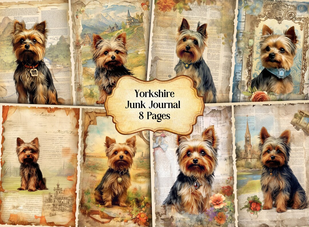 Watercolor Yorkshire Junk Journal Printable Page, Yorkshire Junk ...