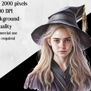 Magic School Bundle Clipart, Halloween Clipart, Witch and Wizard Art ...