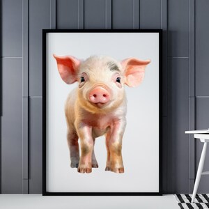 Piglet Clipart - 14 High Quality Pngs - Digital Download - Card Making ...