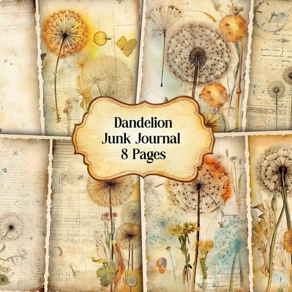 Dandelion Printable Stationery - Etsy