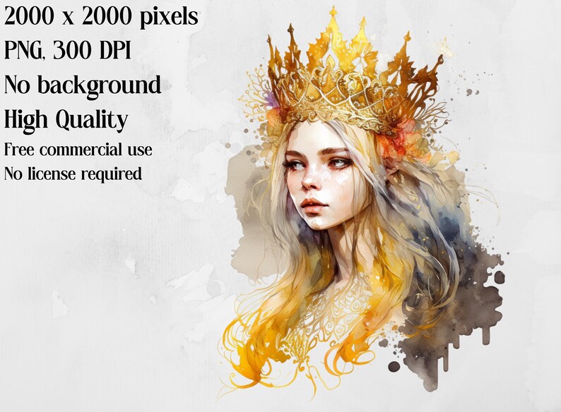 Gold Royal Witch Clipart Bundle Witch Clip Art Png Magic - Etsy