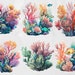 Coral Reef Clipart, Nautical Clipart. Ocean Clipart. Sea Clip Art, Png ...
