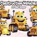 Cute Construction Vehicles Clipart, Contruction Vehicles for Kids ...