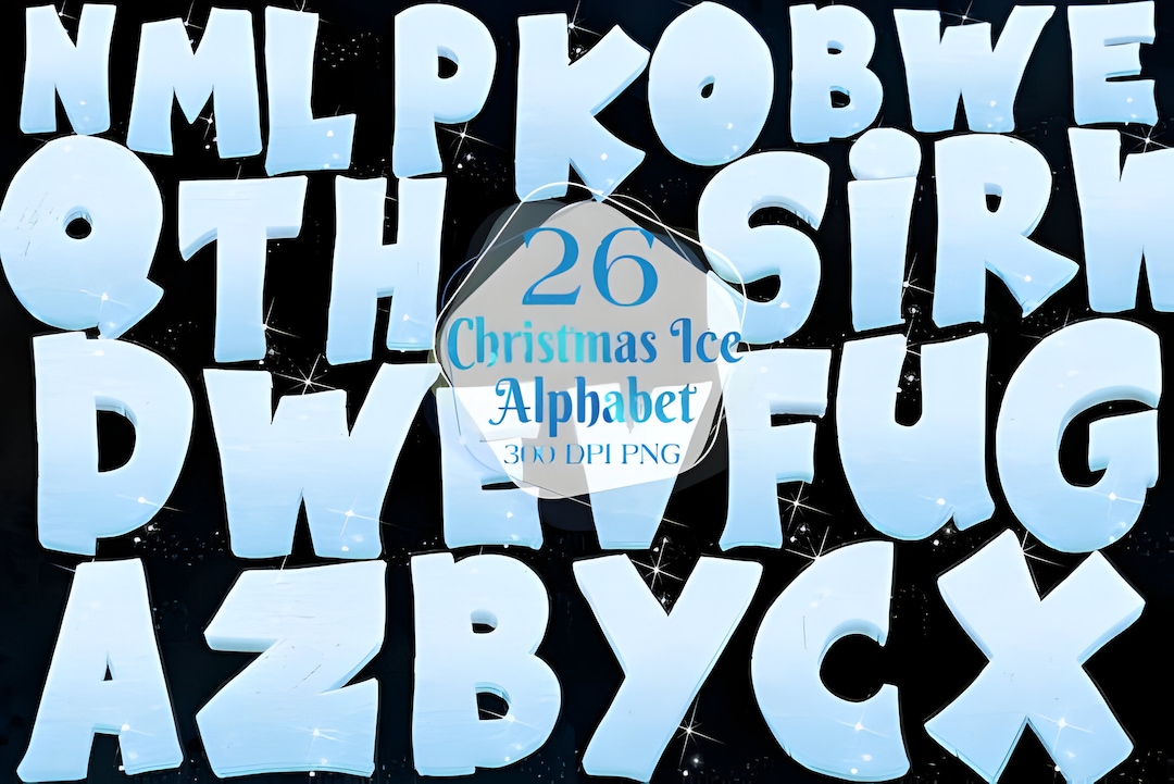 Christmas Alphabet Clipart High Quality Pngs, Memory Books, Junk ...