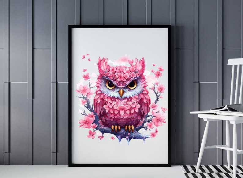 Watercolour Cherry Blossom Pixie Clipart Princess Fantasy PNG - Etsy