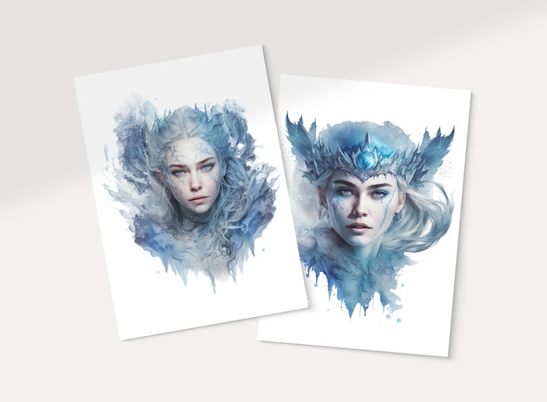 Ice Witch Clipart Witch Clip Art Png Fantasy Magic Clip Art - Etsy