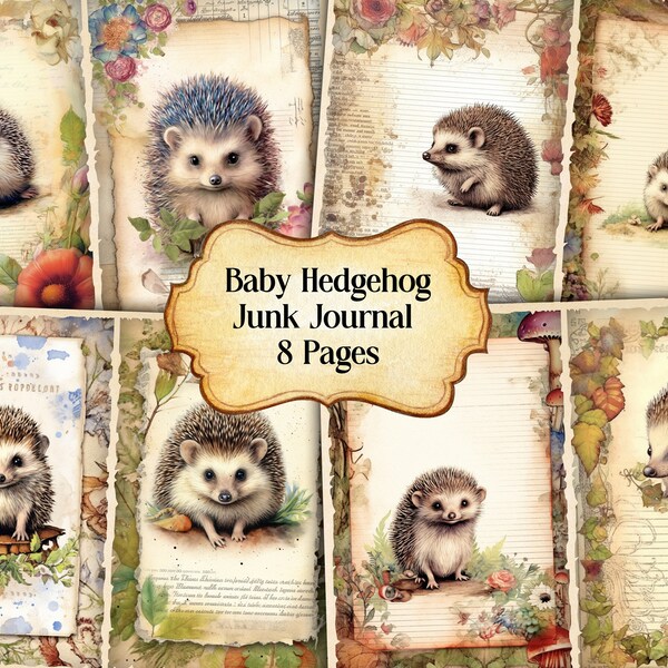 Baby Hedgehog - Etsy