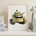 Cute Tank Clipart, Cute Army Tank Cartoon for Kids,instant Download ...
