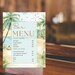 Beach Bar Menu Template, Drink Menu Template, Customizable Drink Menu ...