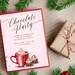 Hot Chocolate Party Invitation Template, Hot Chocolate Printable Card ...