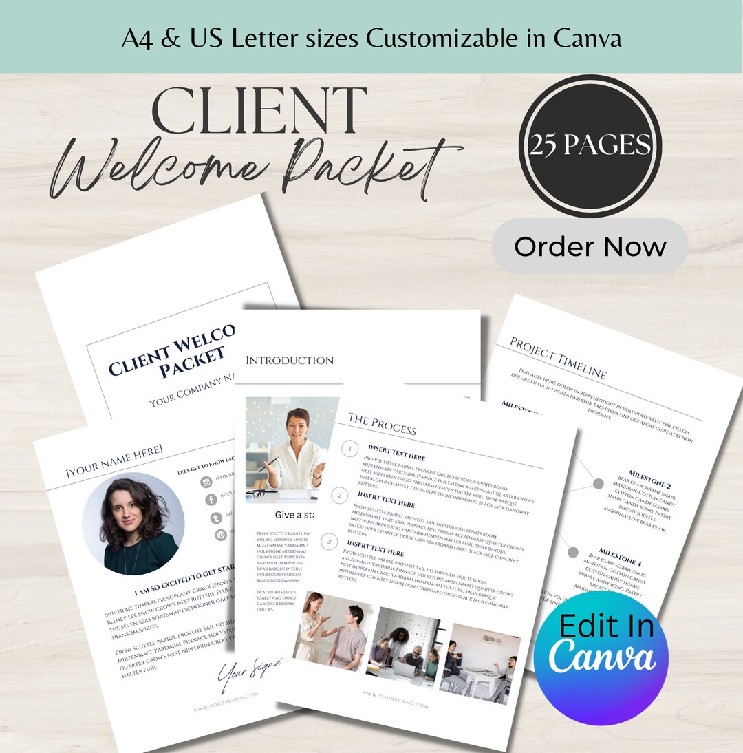 Client Welcome Packet, Client Forms, Information Form, Client Guide ...