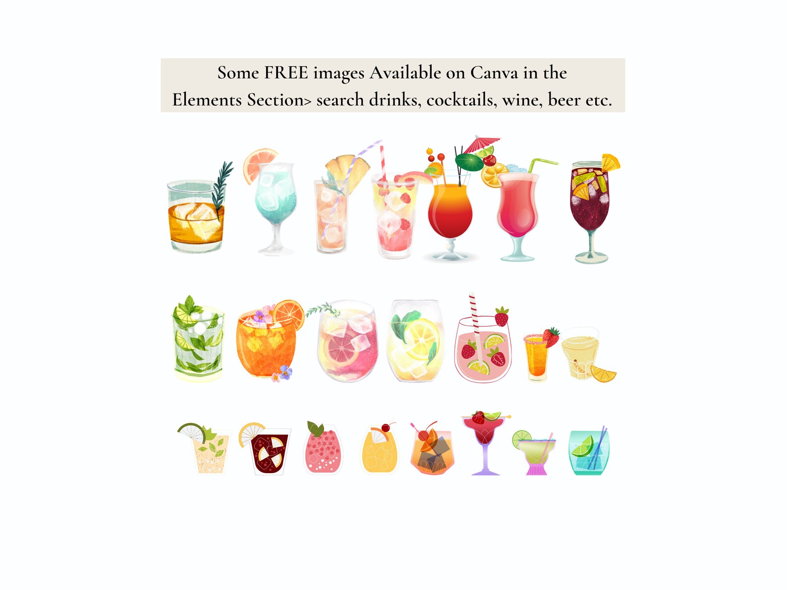 Bar Menu Template, Drink Menu Template, Customizable Drink Menu, Girls ...