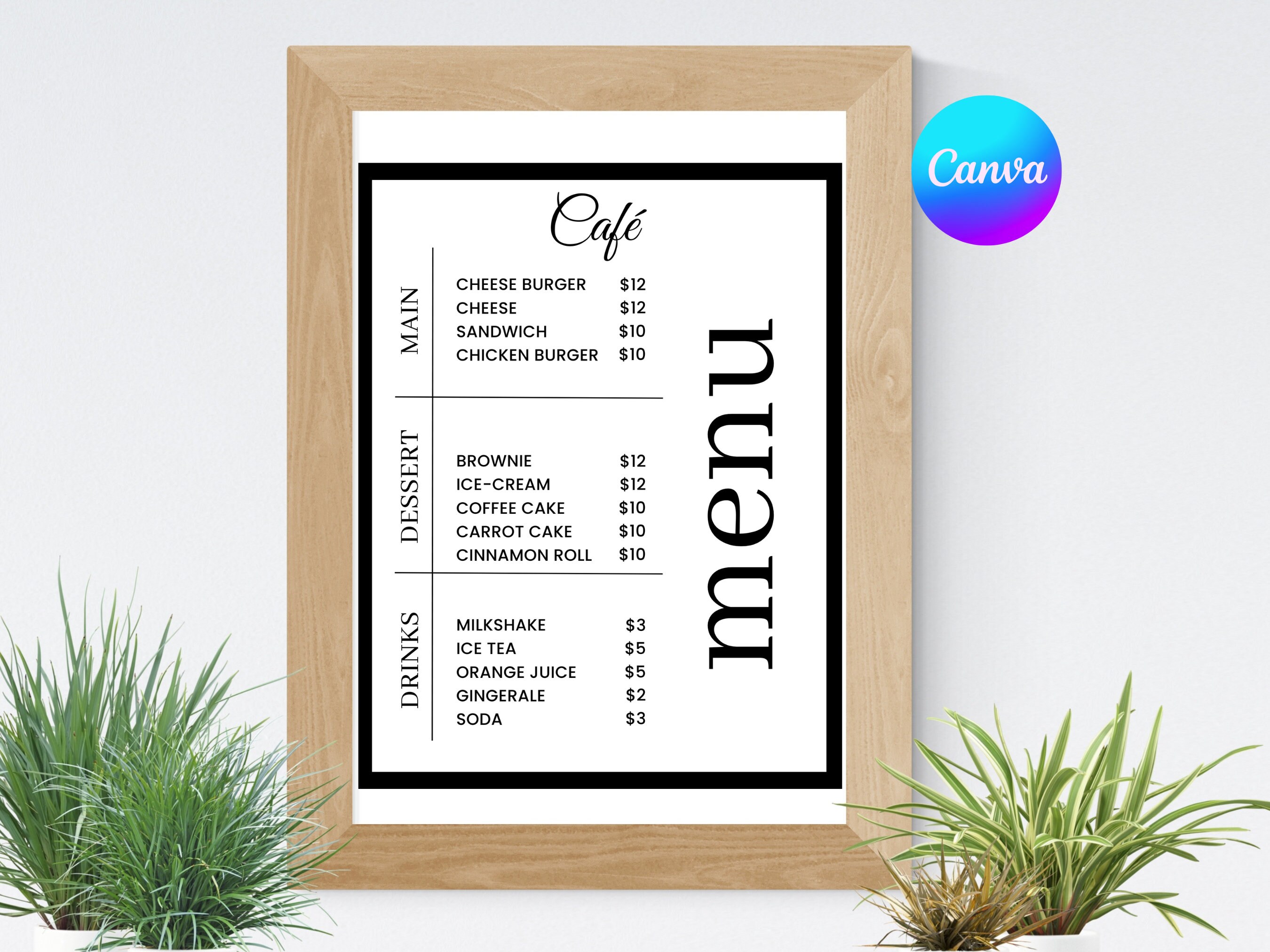 Food Menu Template, Simple Restaurant Food Menu, Business Menu Template ...