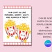 Popcorn Valentine Cards for Kids Classroom- Printable PDF for Classroom ...