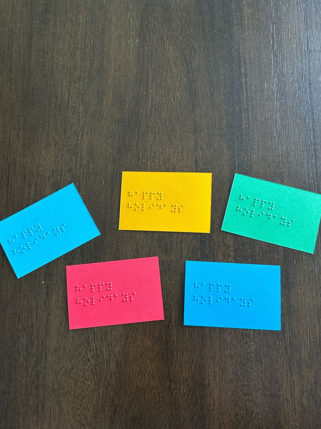 5 Braille Happy Holidays Gift Tags - Etsy