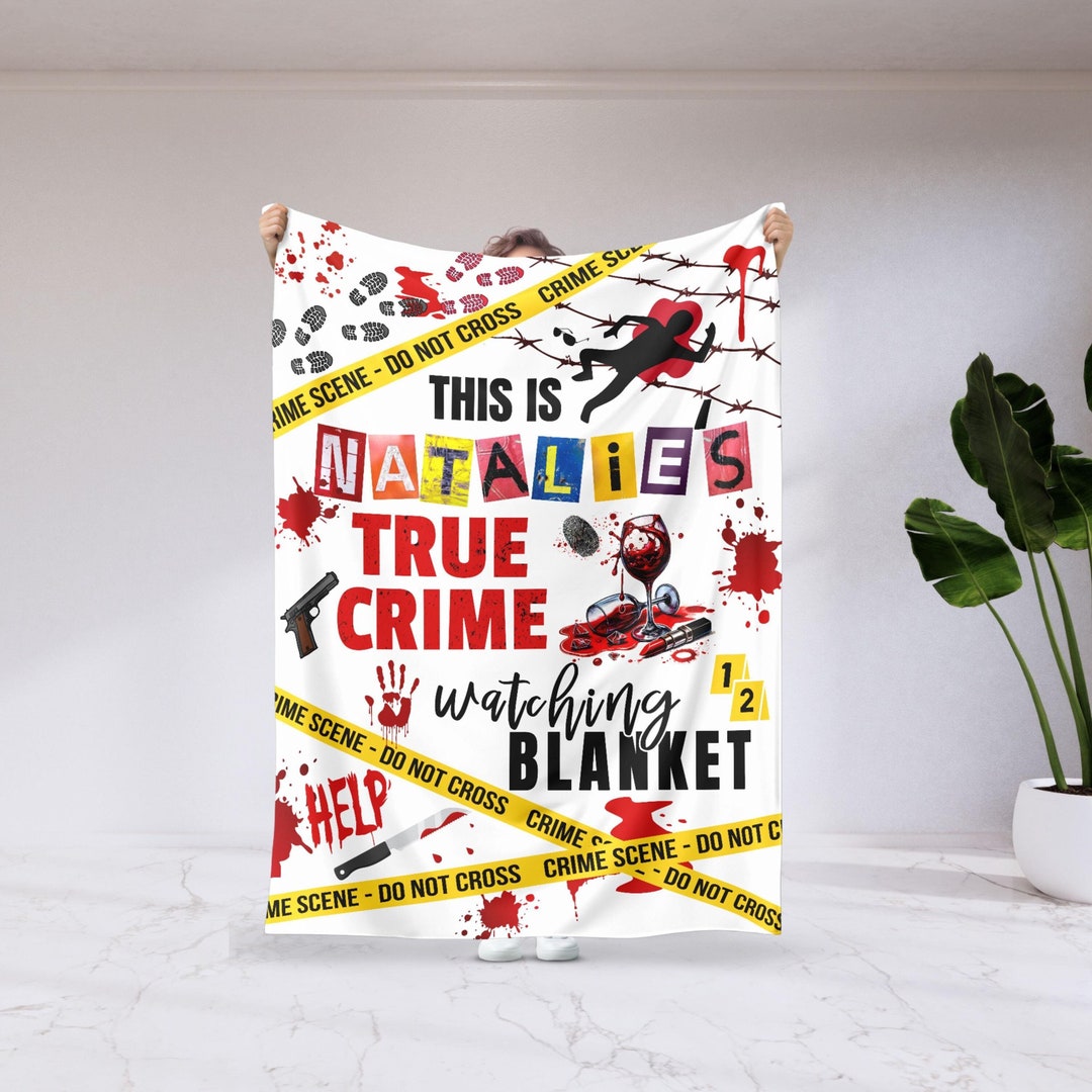 Personalized True Crime Blanket for Mother's Day, True Crime Gifts ...