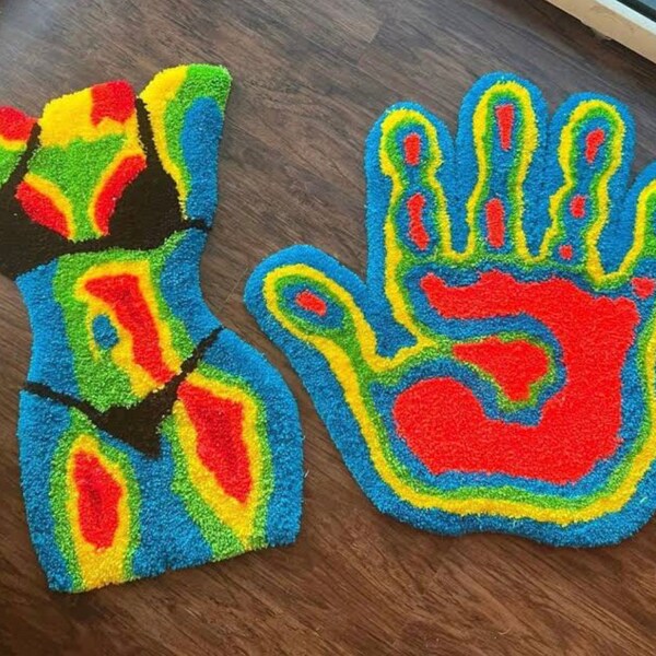 Body Thermal Rug - Etsy