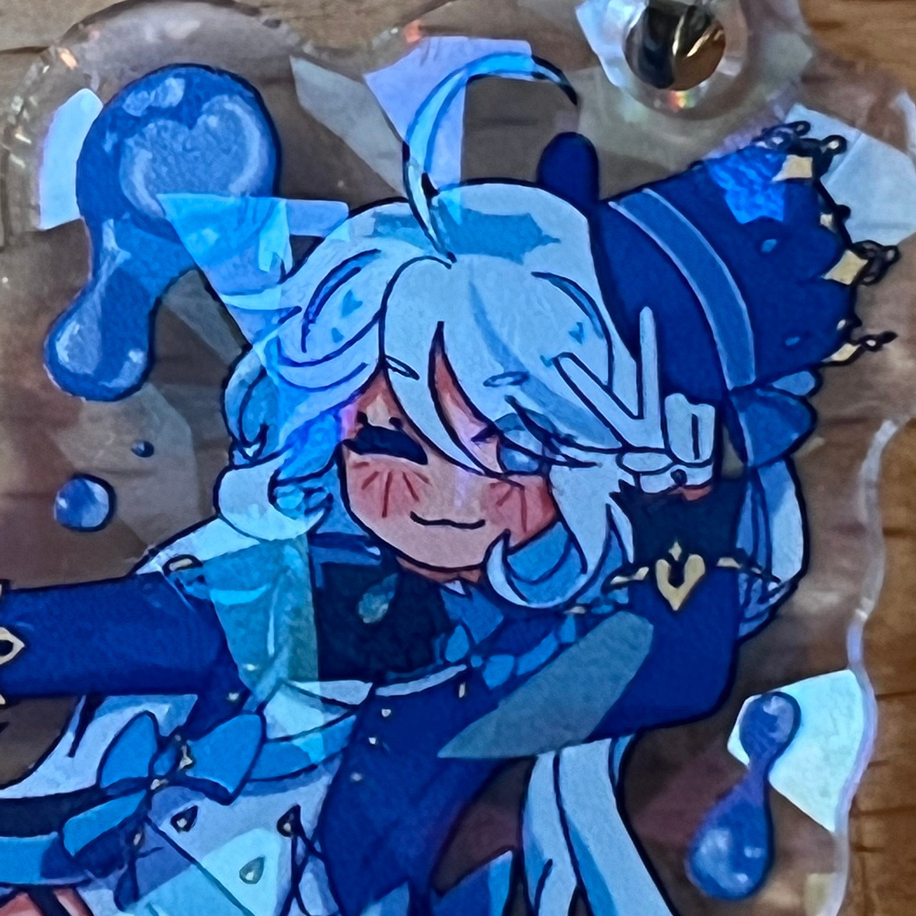 Genshin Impact Furina 2 Keychain - Etsy