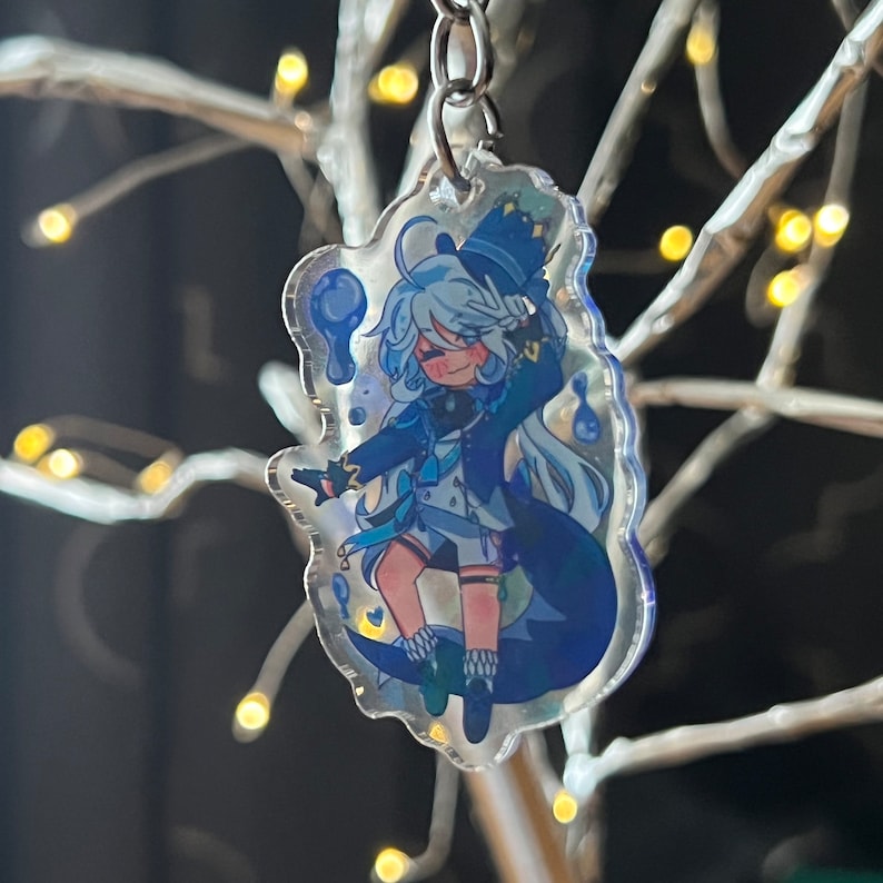 Genshin Impact Furina 2" Keychain - Etsy