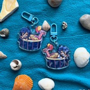 Project Sekai Vocaloid KAITO 2" Holographic Keychains - Etsy