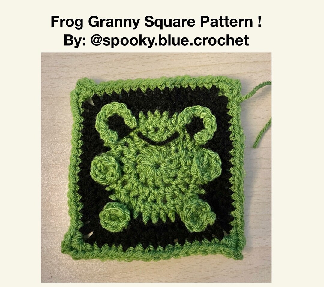 Frog Granny Square Pattern - Etsy