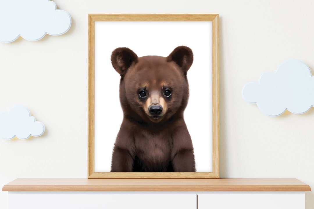 Baby Bear PRINTABLE Art, Nursery Wall Art, Baby Animal Art Prints ...