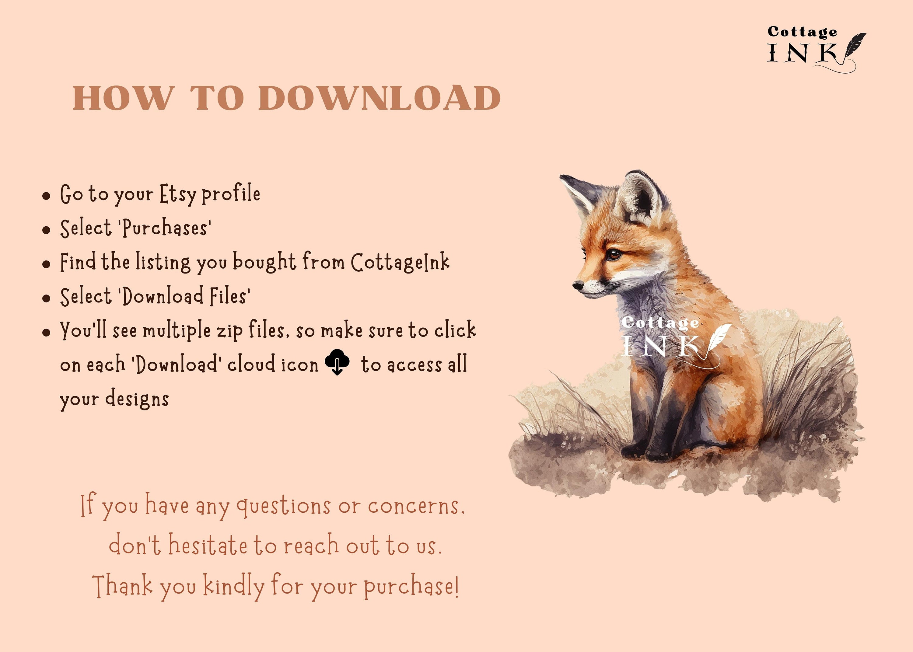 Watercolour Fox Clipart Bundle, Sleeping Fox, Fox in Meadow, Forest ...