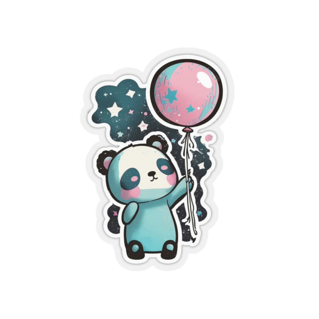 Kawaii Panda Sticker - Etsy