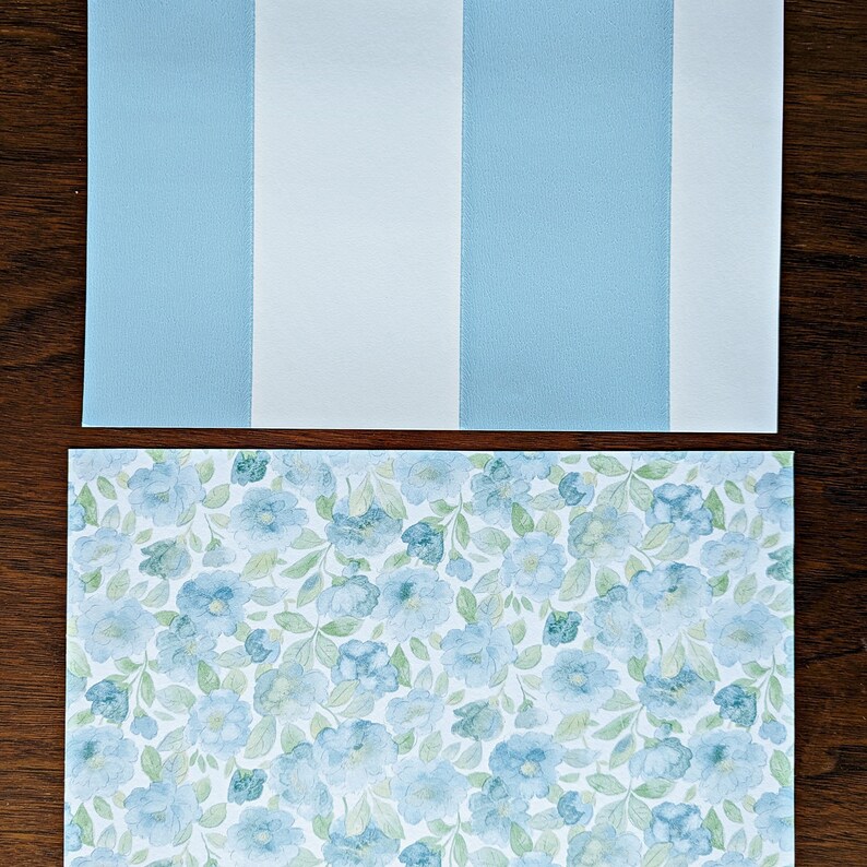 Assorted Robins Egg Color Patterned Scrapbooking Paper Sheets ...