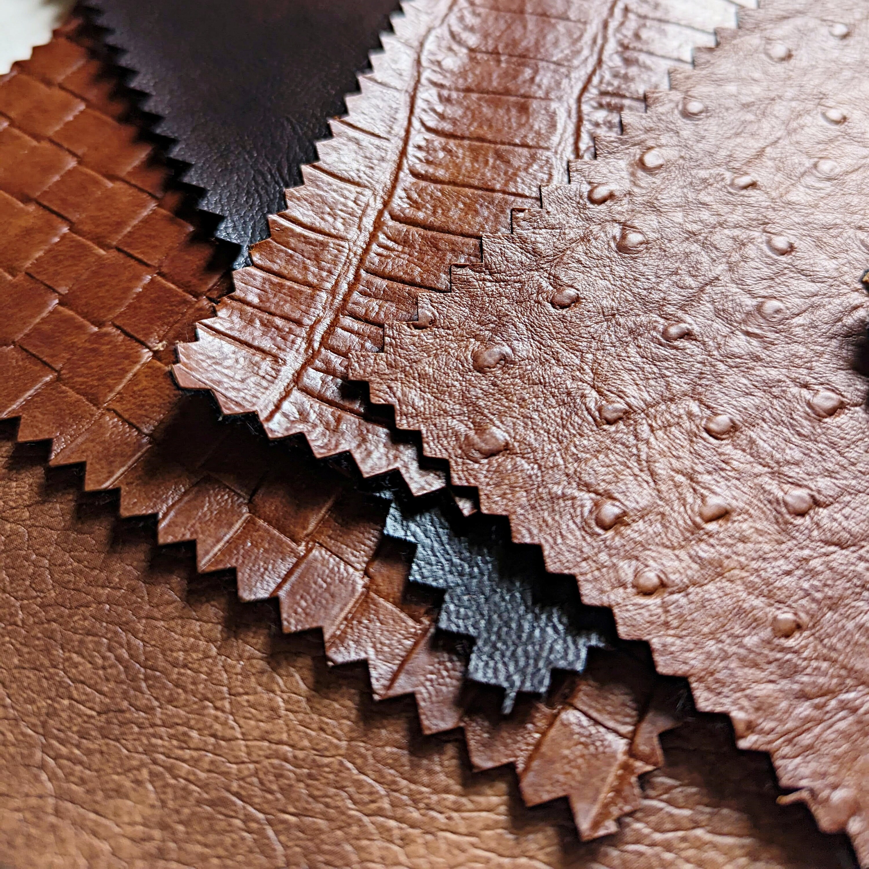 Textured Leather Swatches Fake Leather Faux Leather :STA - Etsy