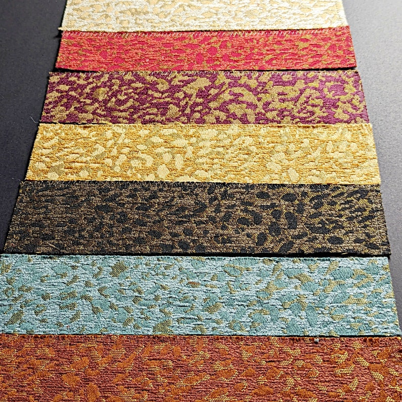 Leopard Spots Chenille Jacquard Paper Backed Fabric Pieces :LP1 - Etsy