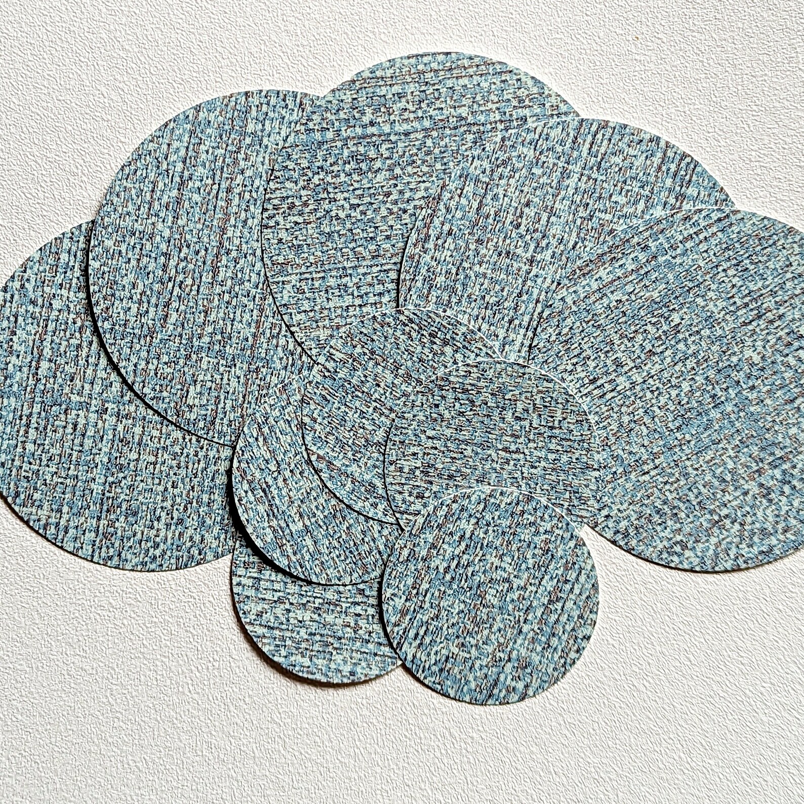 Blue Circles | 3 Patterns, 2 Sizes | Scrapbooking Die Cut Circles :STKI ...
