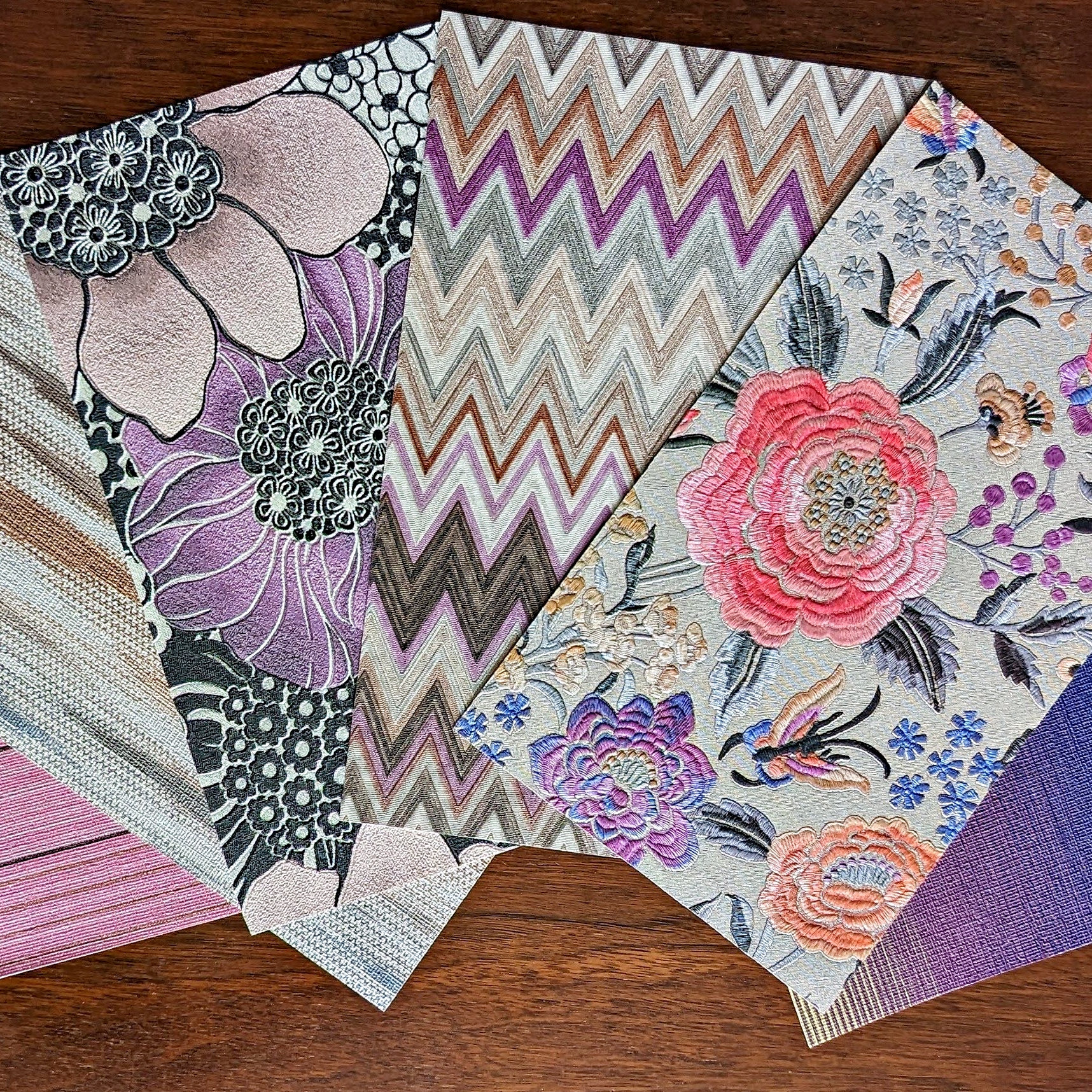 Textured Embroidery Theme Vinyl Wallpaper Sample Sheets :PM1&2 - Etsy
