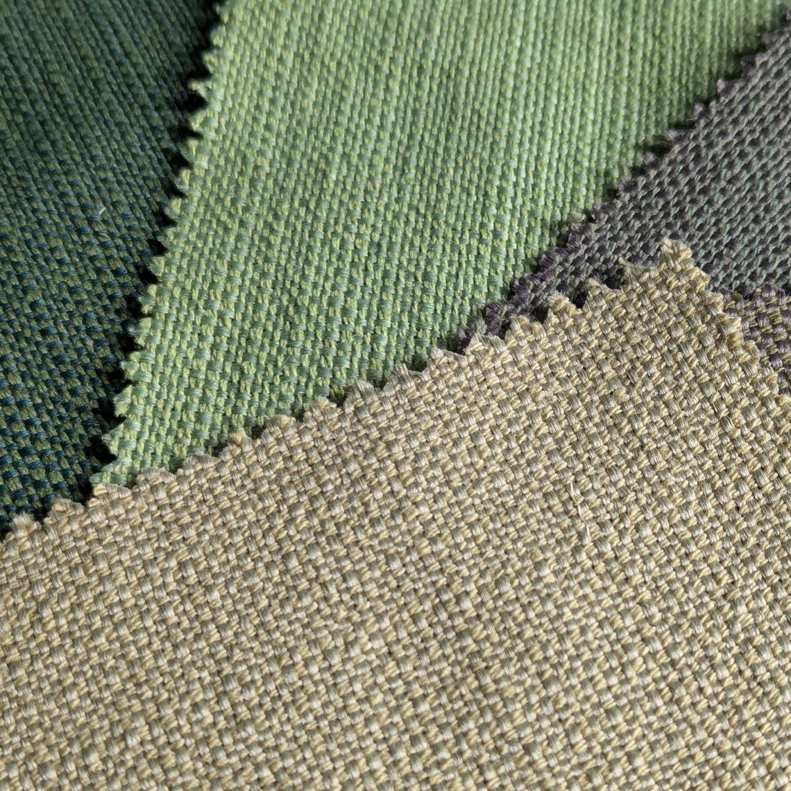 Woven Fabric Samples Linen Look Fabric :FNC - Etsy