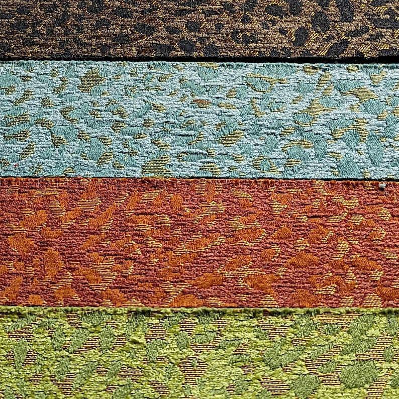 Leopard Spots Chenille Jacquard Paper Backed Fabric Pieces :LP1 - Etsy