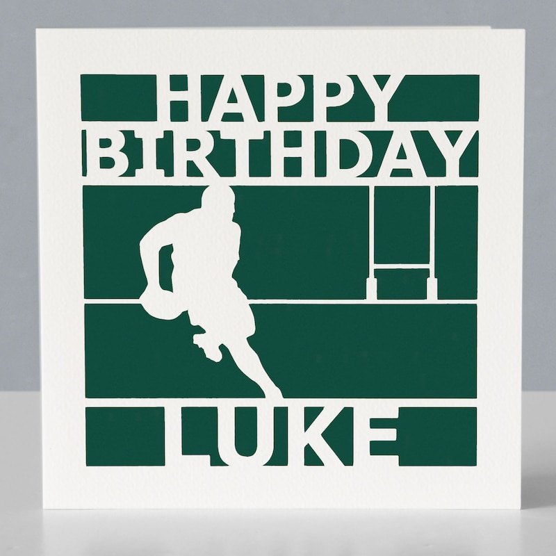 Son Birthday Rugby Card - Etsy UK