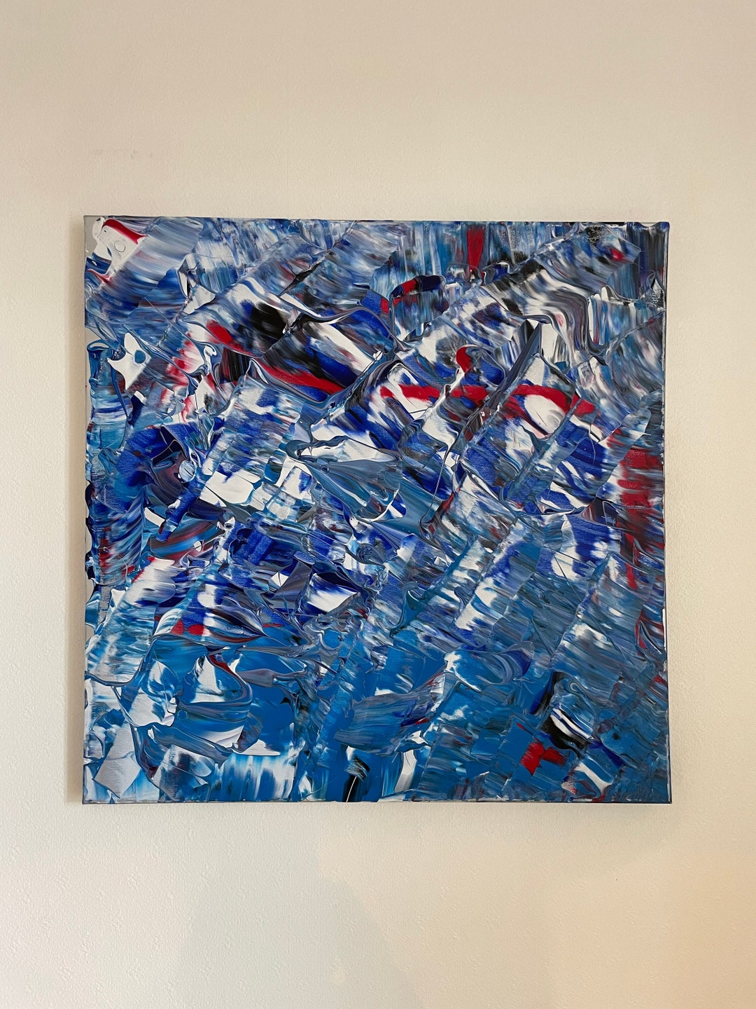 Tableau Abstrait Expressionnisme - Oeuvre Originale - Artiste Thibault ...