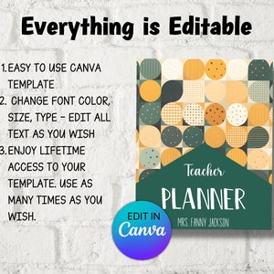 Retro Printable Binder Covers | Teacher Binder | Binder Insert I Binder ...