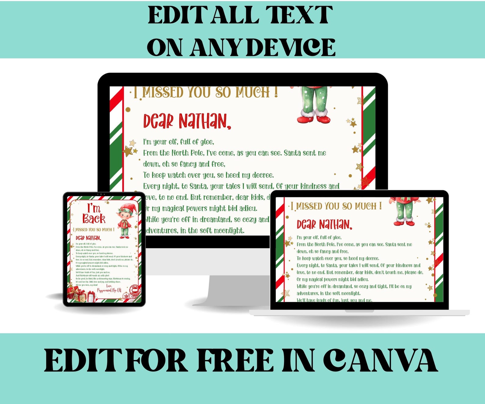 Christmas Elf Activity Bundle, Elf Arrival Letter, Elf Kit, Elf Warning ...