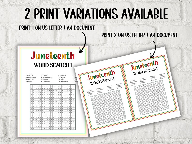 Juneteenth Games Bundle I Juneteenth Activities I African - Etsy