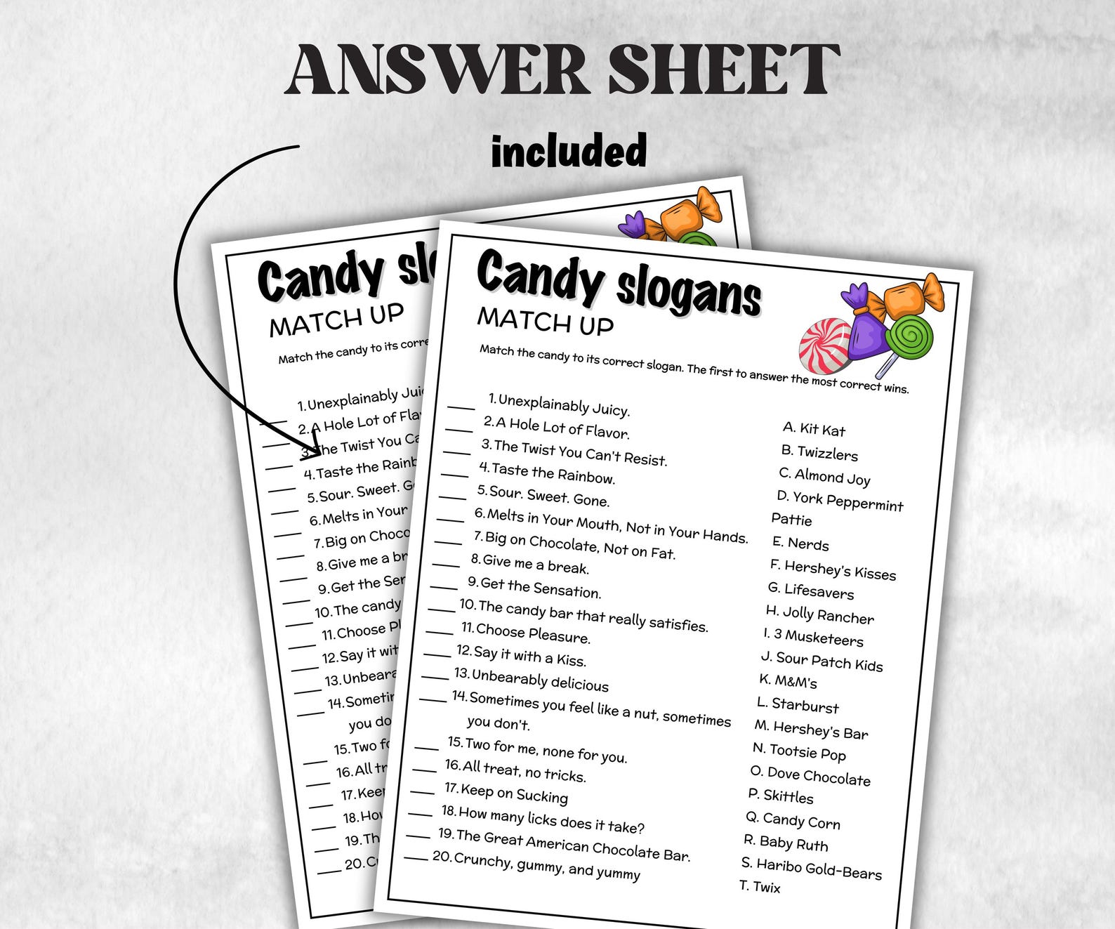 Candy Slogans Trivia, TV Commercial Quiz, Cereal Slogan, Pop Culture ...