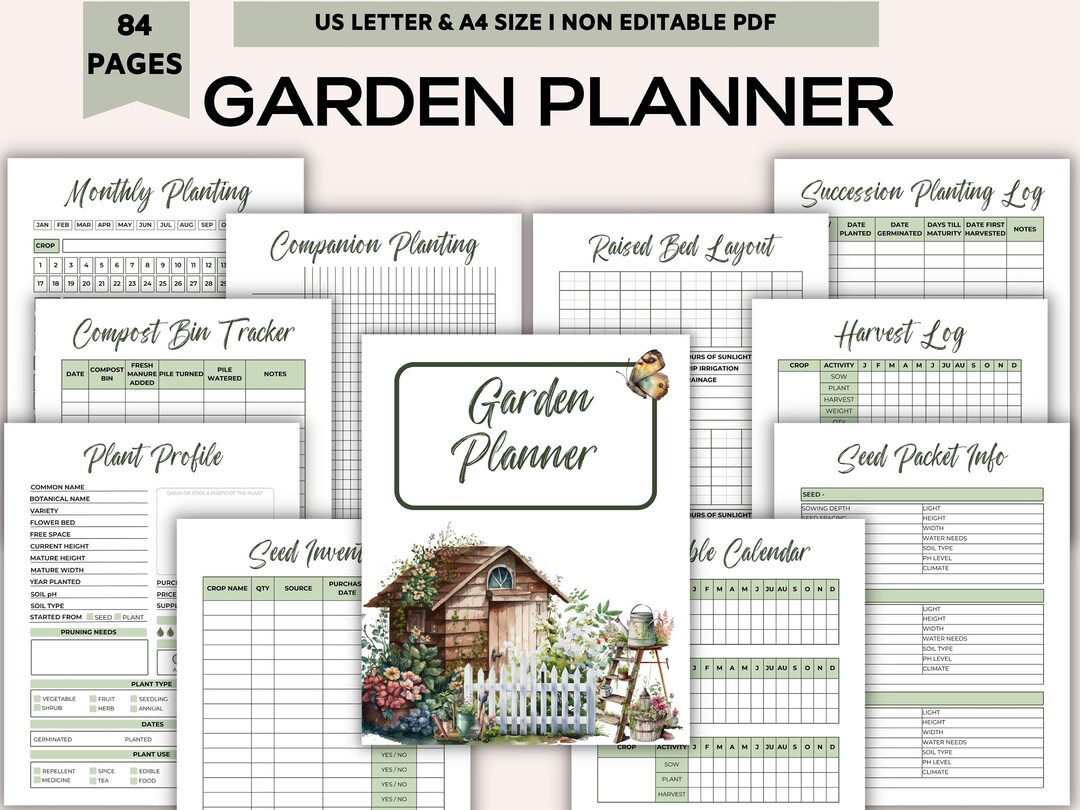 Spring Garden Planner I Plant Planner I Gardening Planner I Garden ...